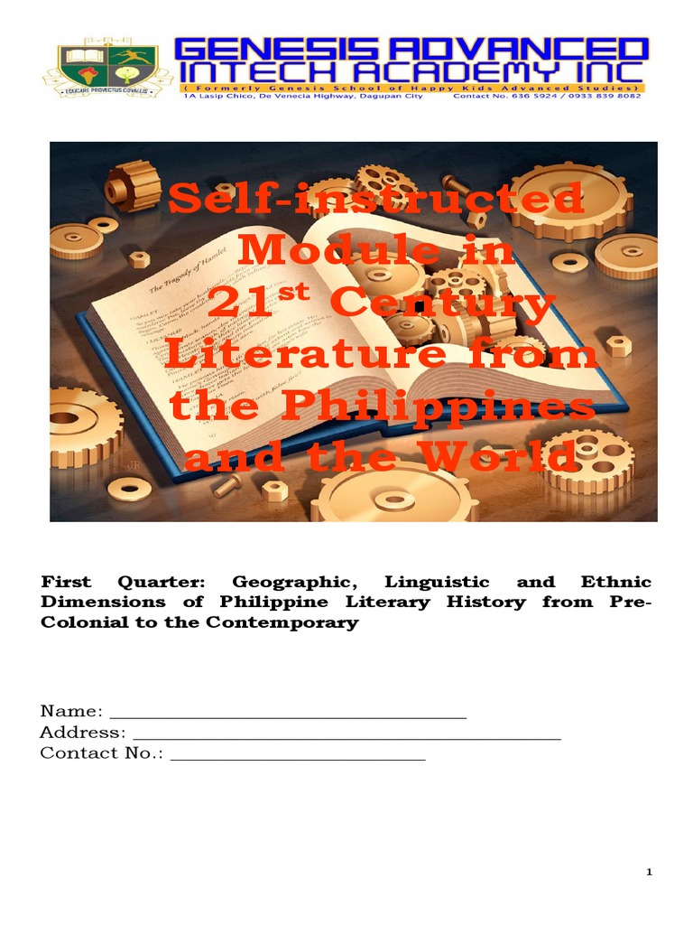 21st Century Module (1st Quarter) | PDF | Multimedia | Narration 21st Century Module (1st Quarter) | PDF | Multimedia | Narration