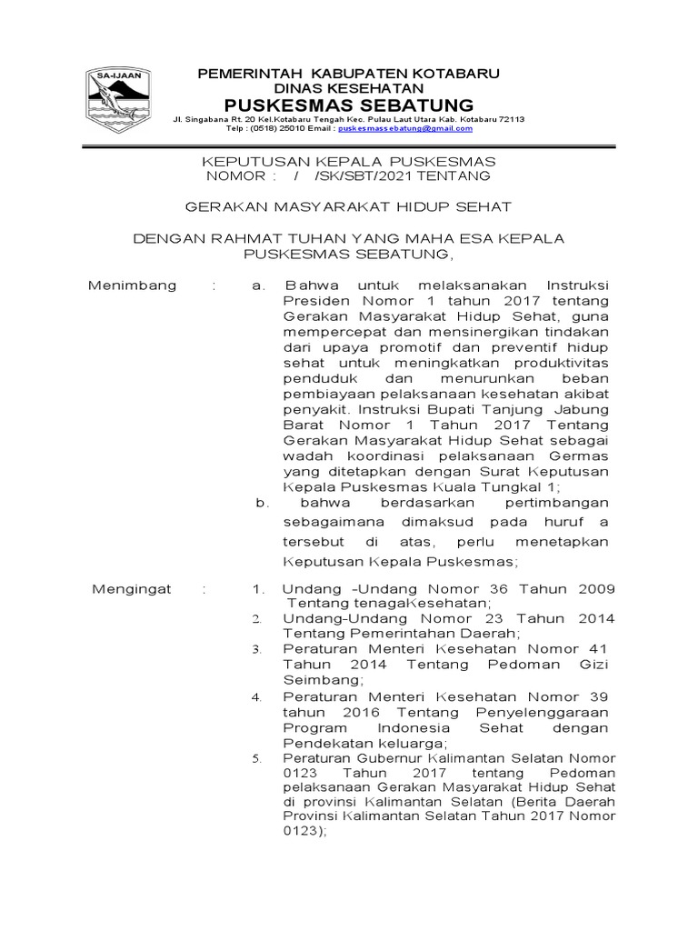 DRAFT SK GERMAS SEBATUNGvxv | PDF