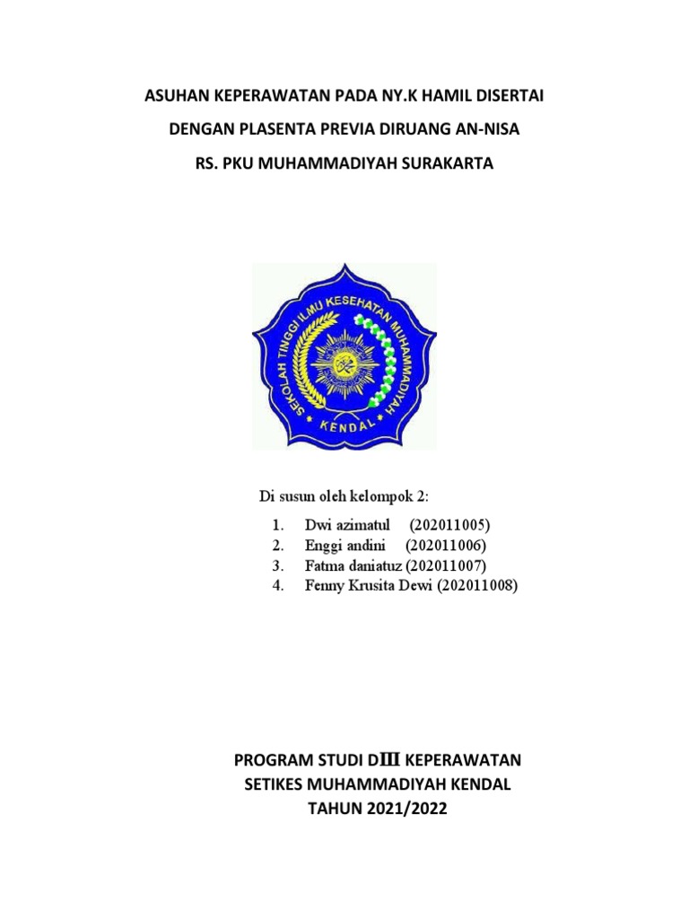 Askep Plasenta Previa | PDF