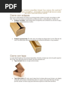 Partes Que Conforman Una Caja | PDF | Hogar, jardinería y bricolaje | Arte