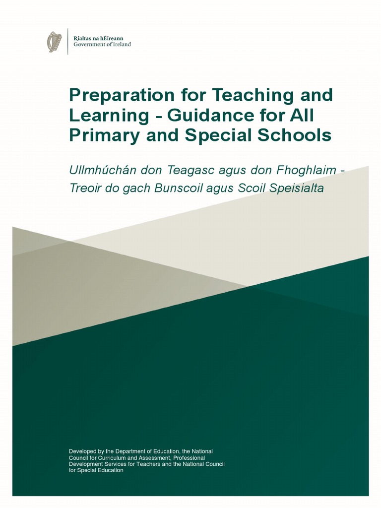 Preparation For Teaching and Learning | PDF | Teachers | Learning