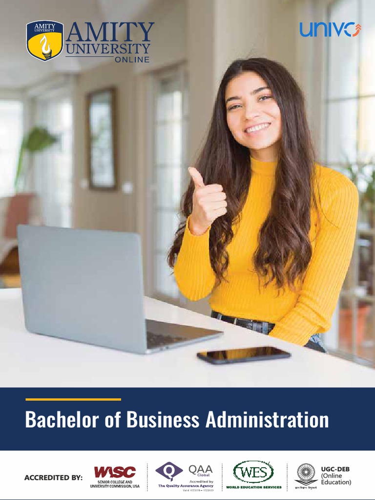 Bachelor of Business Administration: Accredited by | PDF | Bachelor's ...