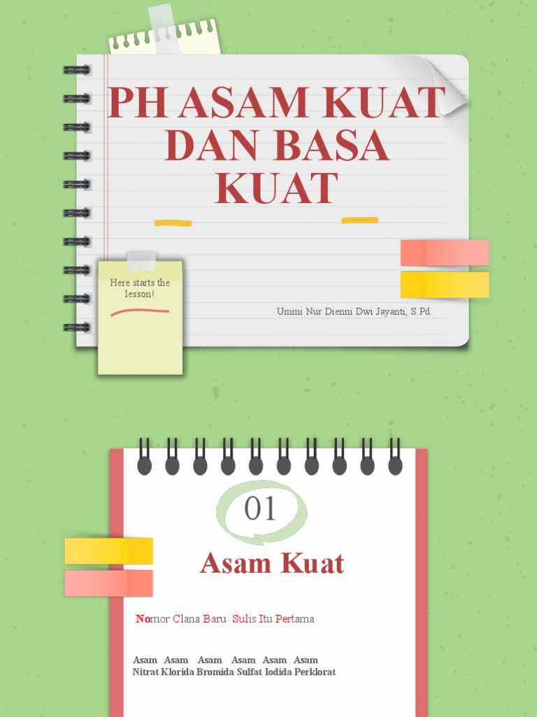 Asam Kuat Basa Kuat | PDF