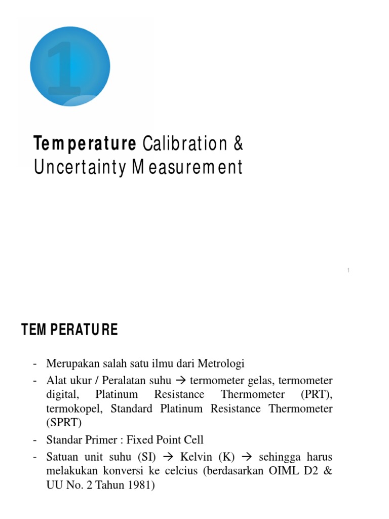 Kalibrasi Termometer Gelas dan Ketidakpastian | PDF