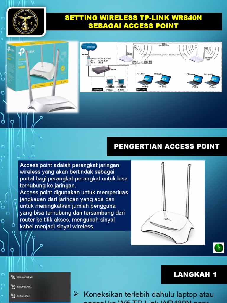 SETTING WI-FI ACCESS POINT | PDF