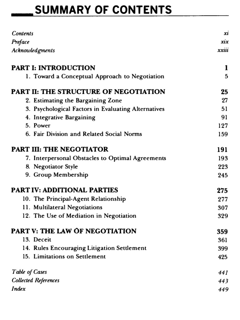 Negotation | PDF | Negotiation | Bargaining