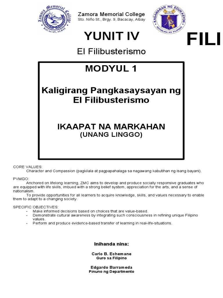 G10 Module 1 Week 1 | PDF