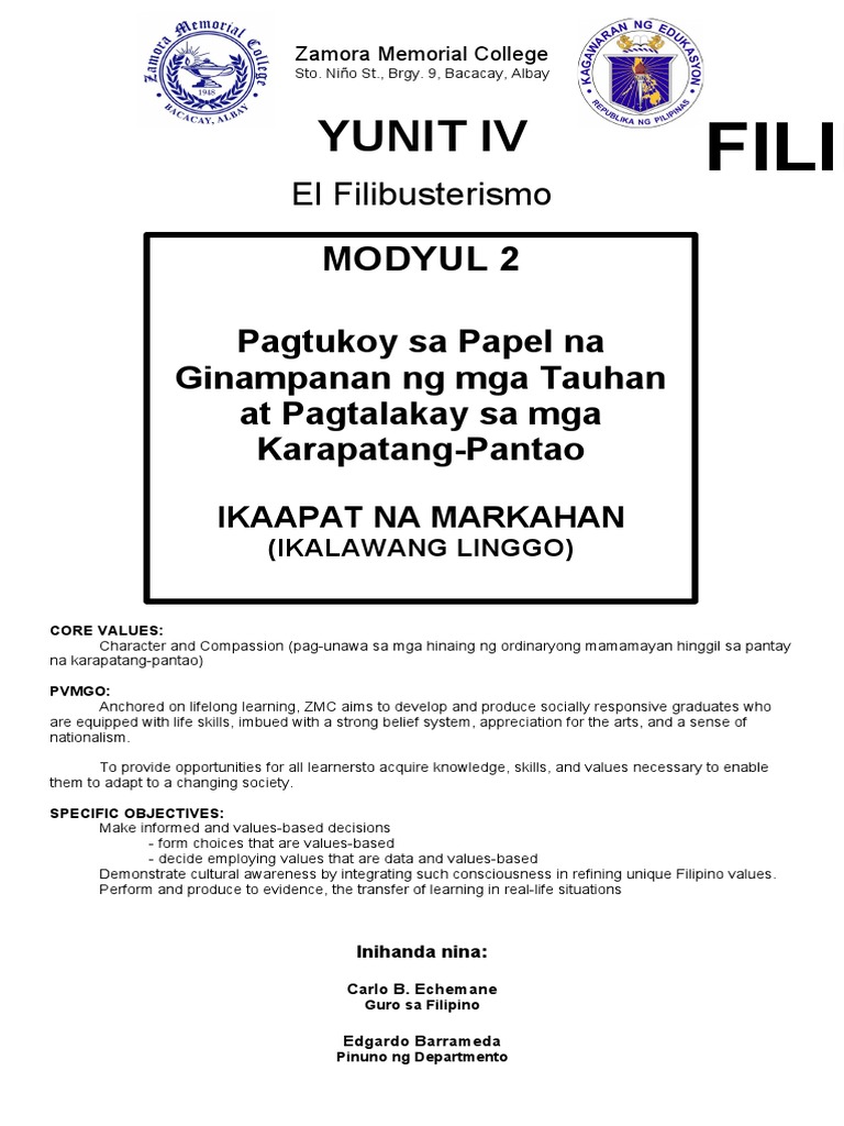 G10 Module 2 Week 2 | PDF