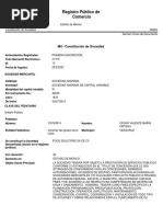 Constitución de Sociedad M4: Forma Precodificada Del Registro Público de Comercio | PDF | Business