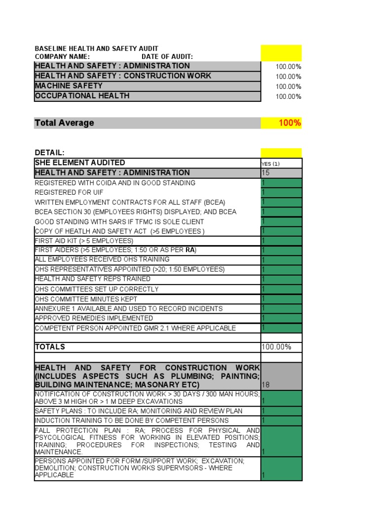 5 - Health and Safety Checklist For Contractors | PDF | Electrician ...