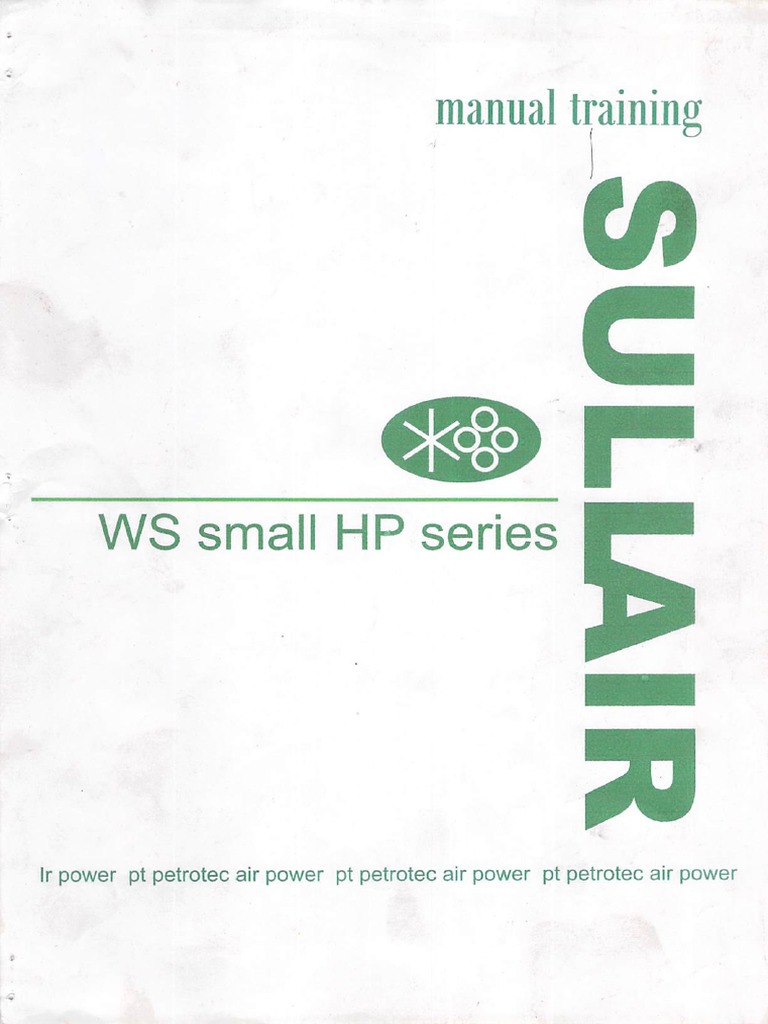 Compressor - Manual Training Sullair | PDF
