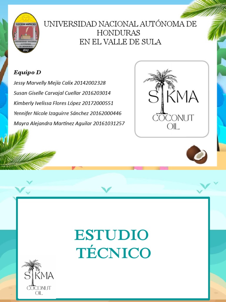 SYKMA CoconutOil Presentación2 | PDF | Business | Mitigación del cambio ...