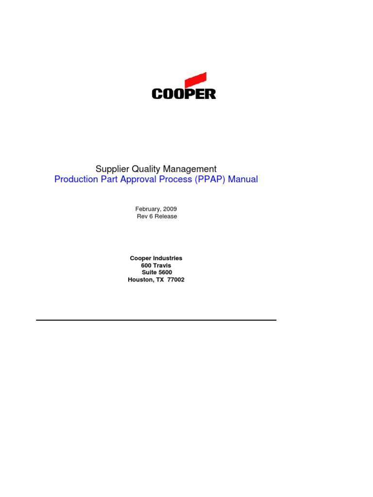 Ensuring Quality Through Comprehensive PPAP Documentation | PDF ...