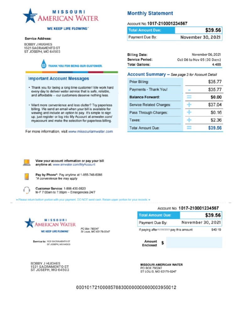 MOAW Bill | PDF