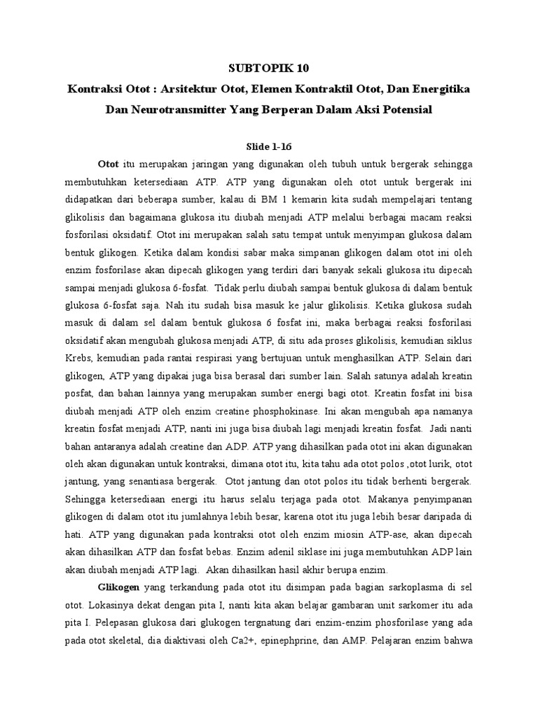 TOPIK 10 - Biokimia | PDF | Kesehatan Holistik