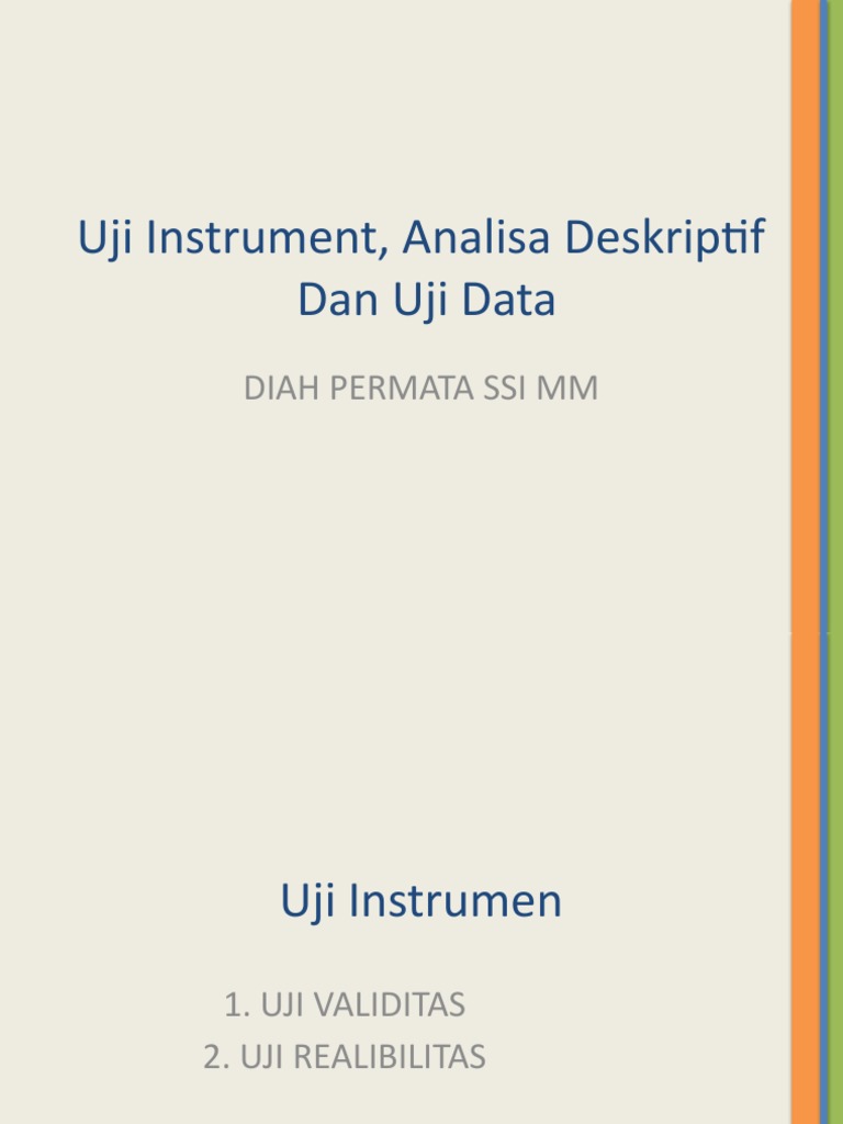 Pengujian Data & Pengolahan Data | PDF
