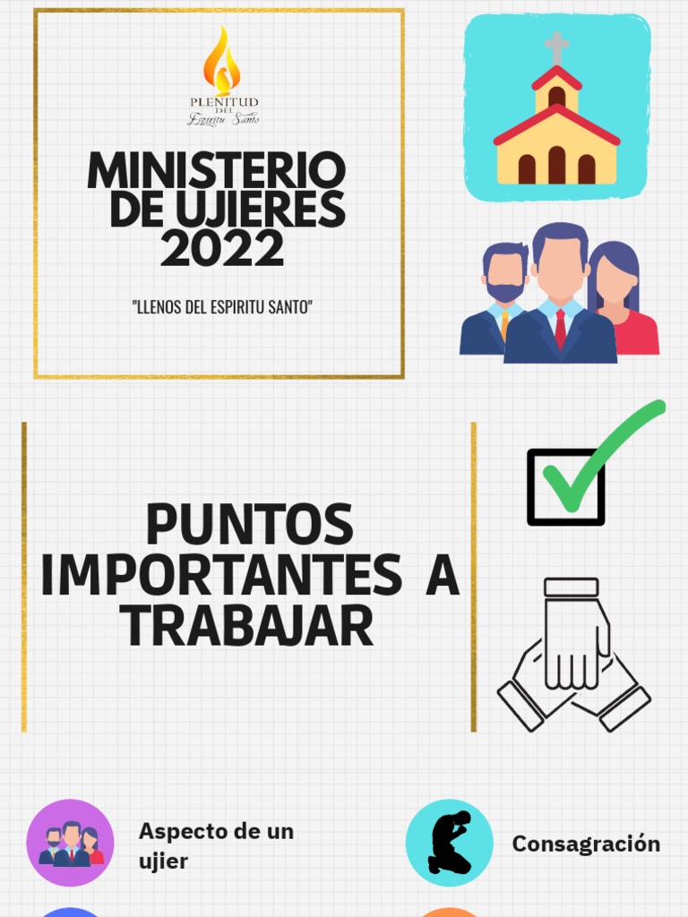Ministerio de Ujieres 2022 | PDF