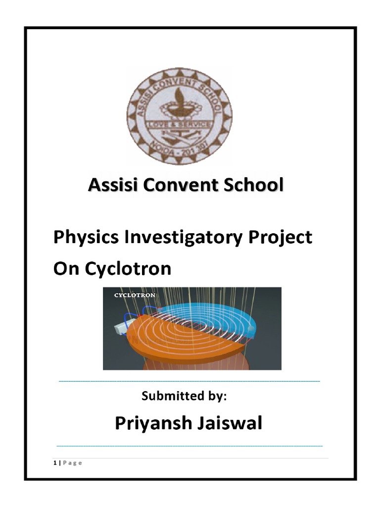 Project On Cyclotron | PDF