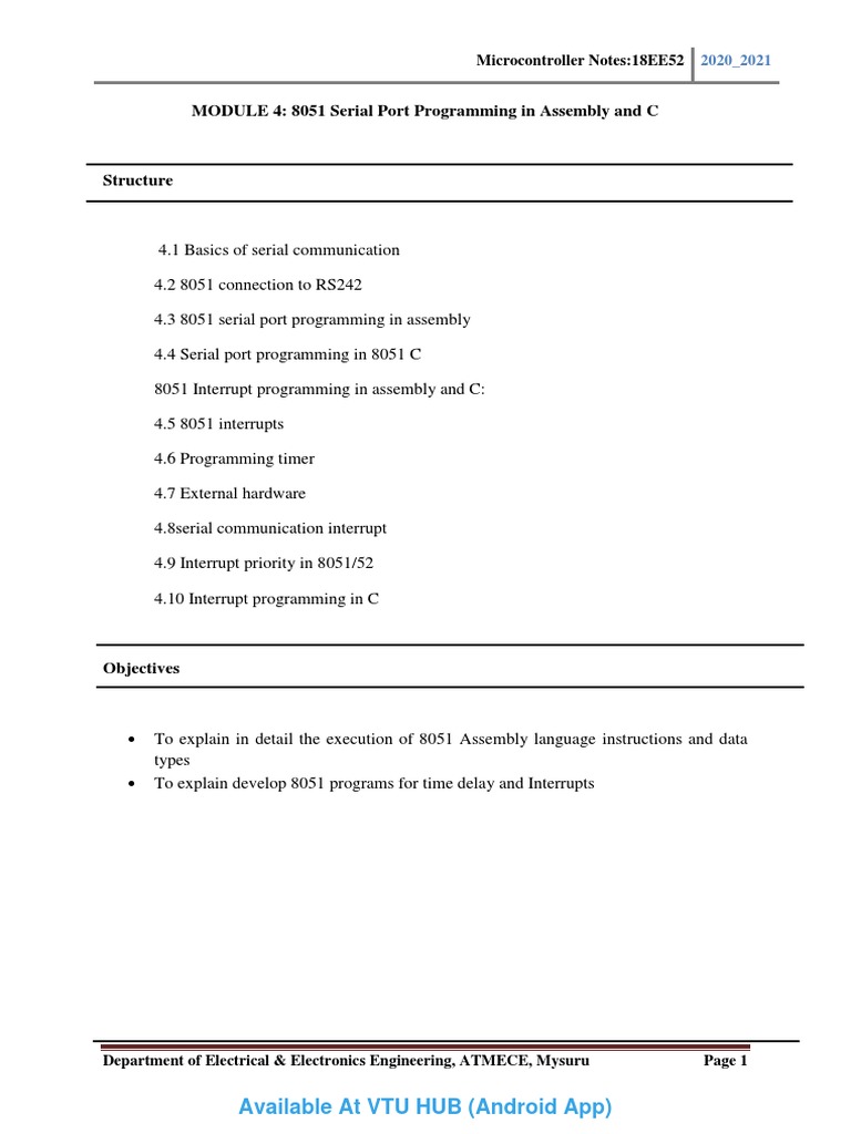 VTUHUB Notes-2 | PDF | Bit Rate | Computer Engineering