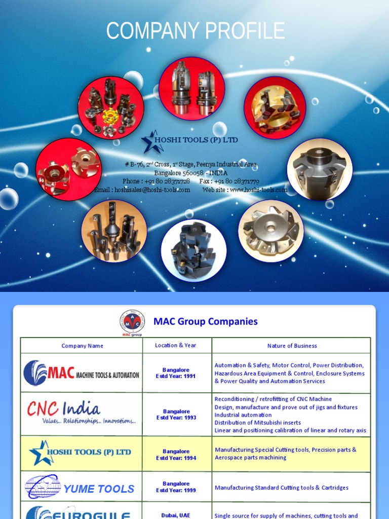 Hoshi Tools: Precision Cutting Solutions | PDF | Machining ...