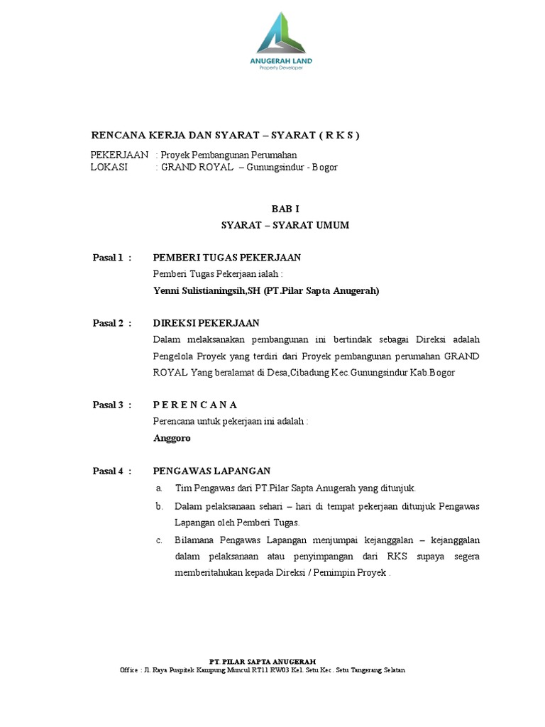 MoU Contractor-Dikonversi | PDF