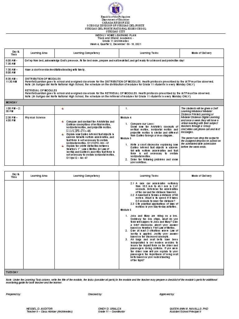 Week 2 4 Physical Science | PDF | Inertia | Force