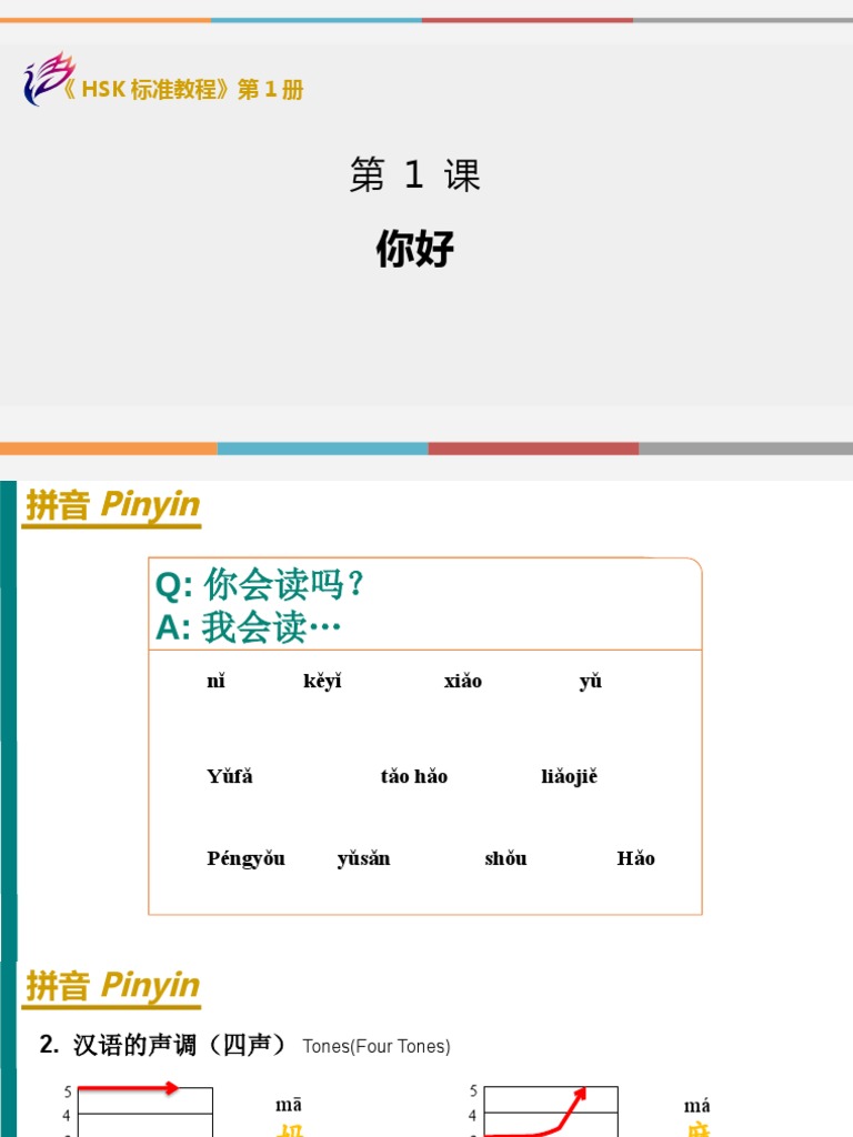 HSK1 Unit 1 | PDF