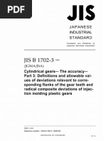 Gear Accuracy Standards per JIS B 1702 | PDF | Gear | Accuracy And ...