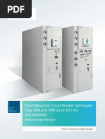 Gas-Insulated Switchgear Type 8DQ1: Technical Data | PDF | Electrical ...