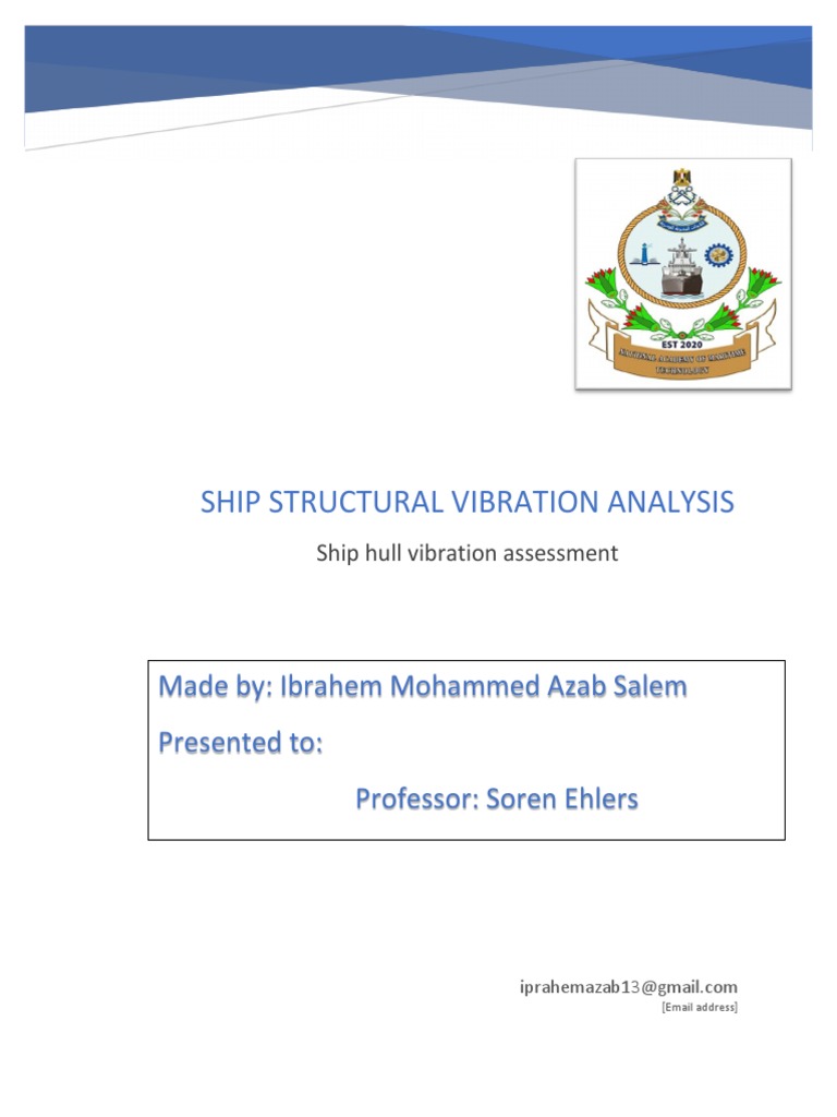 Numerical Analysis of Ship Structural Vibration Using LS-Dyna | PDF ...