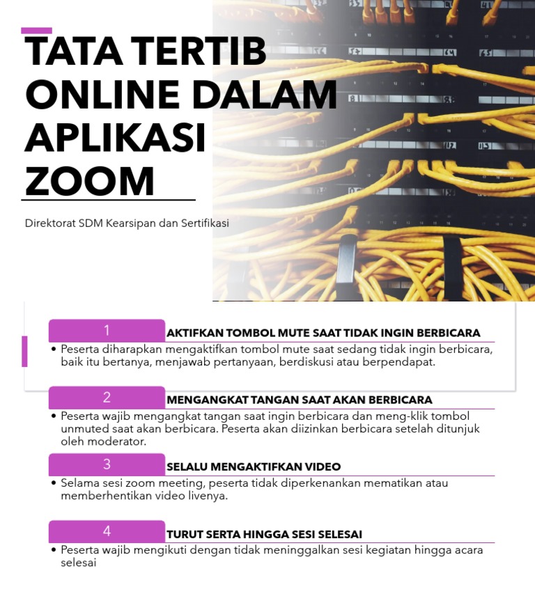 Tata Tertib Online Zoom | PDF