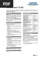 Basf Masteremaco S 488 v1 Tds | PDF | Corrosion | Concrete
