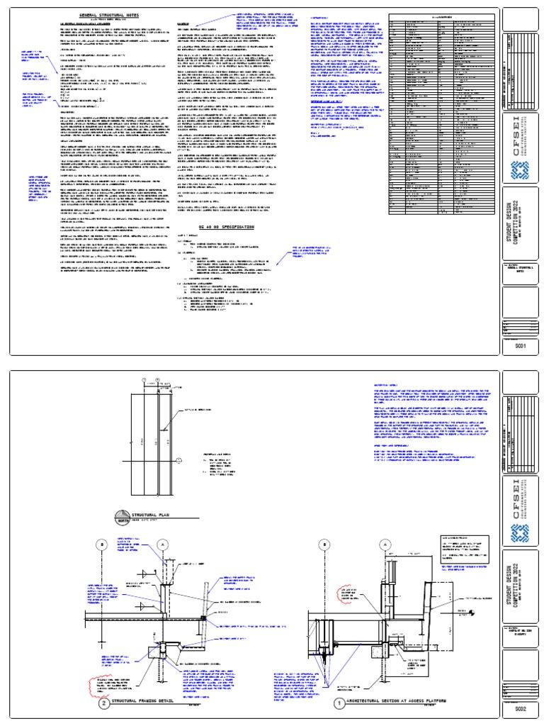 General Structural Notes: Abbreviations | PDF | Framing (Construction ...