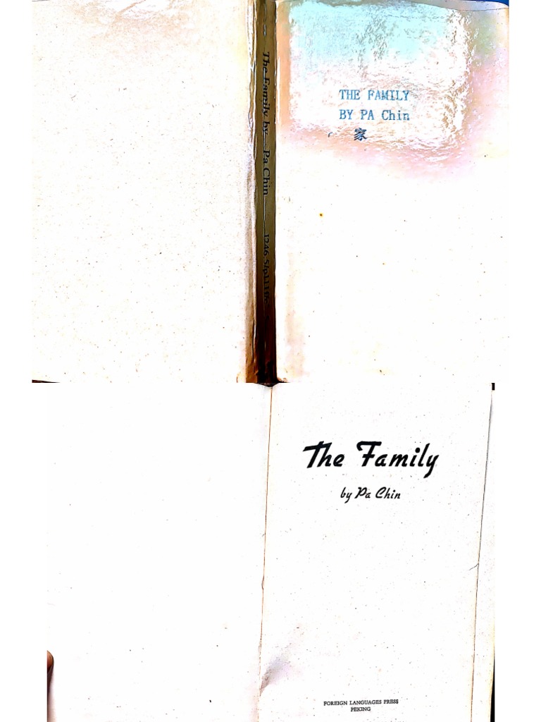 巴金《家》THE FAMILY by Ba Jin | PDF