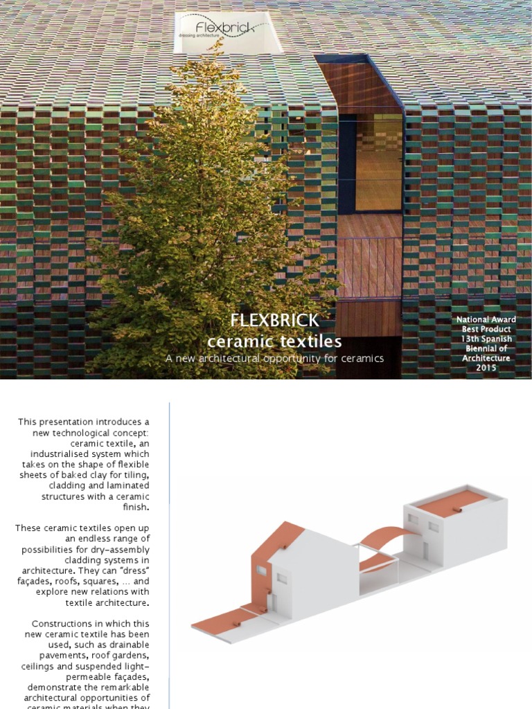 Flexbrick Ceramic Textiles: A New Architectural Opportunity For ...