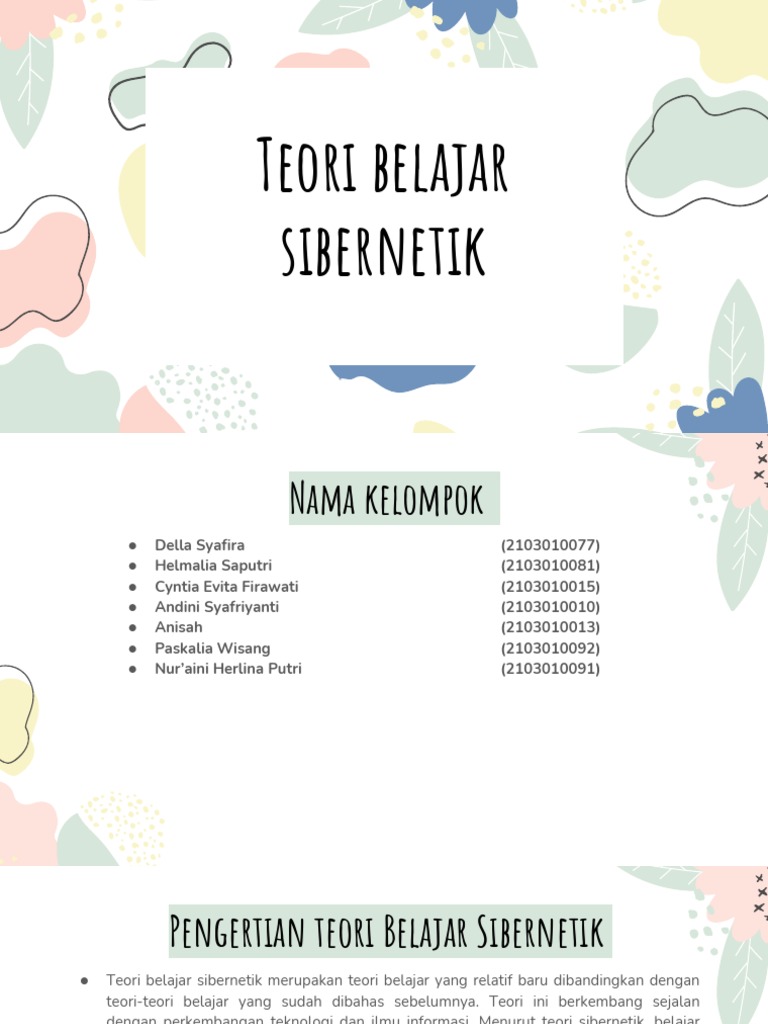 Teori Sibernetik | PDF