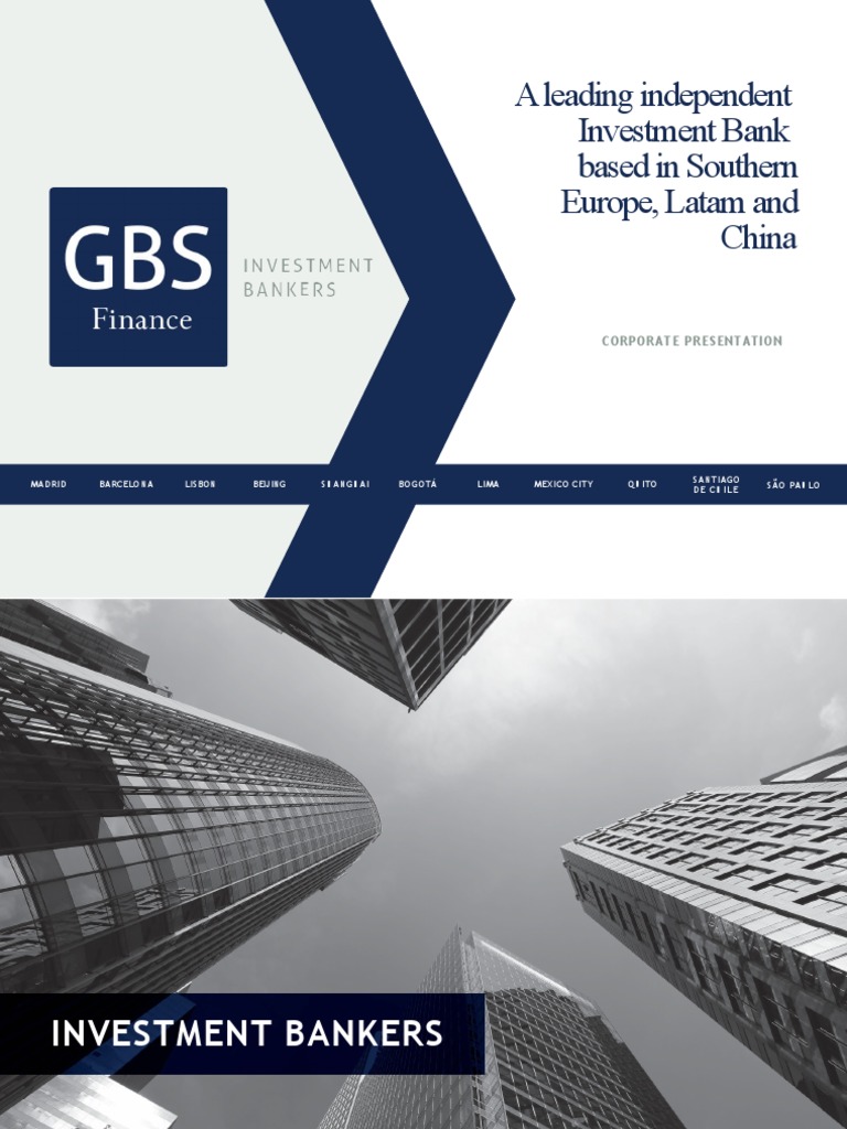 A Leading Independent Investment Bank Based in Southern Europe, Latam ...