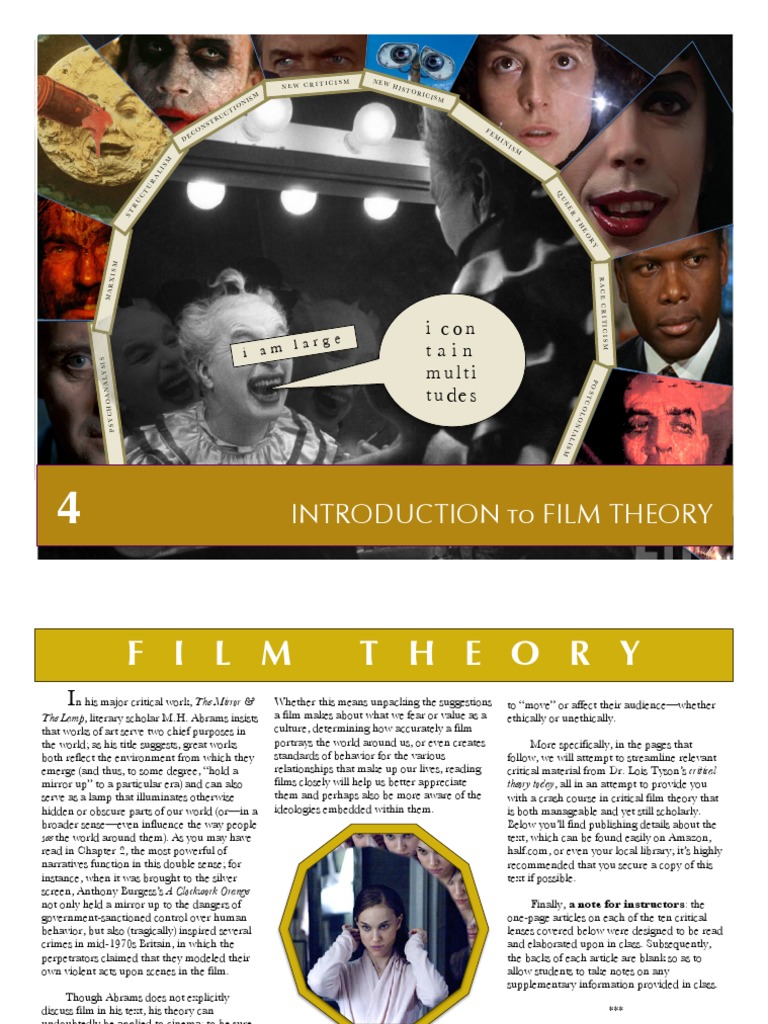 Film Textbook - Chapter 4 Film Theory | PDF | Mad Men | Sigmund Freud