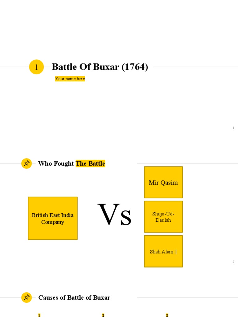 Battle of Buxar | PDF