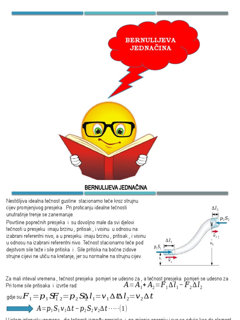Bernulijeva Jednacina | PDF