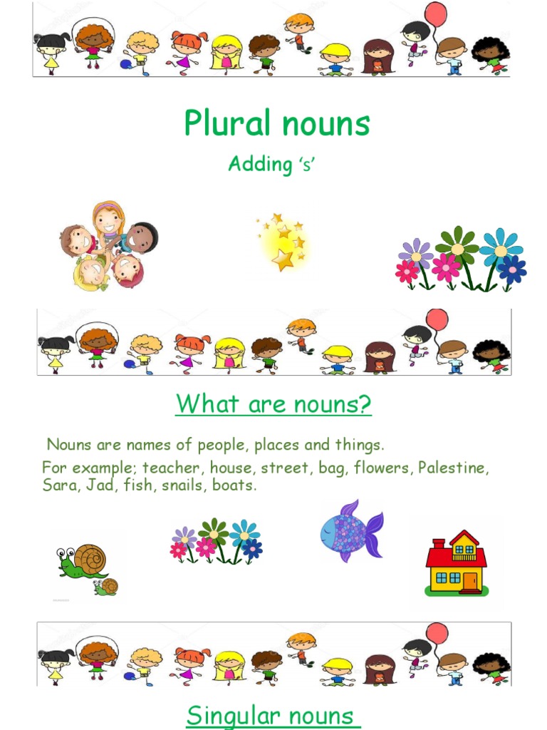 Plural Nouns Year 1 | PDF | Foreign Language Studies | Religion ...