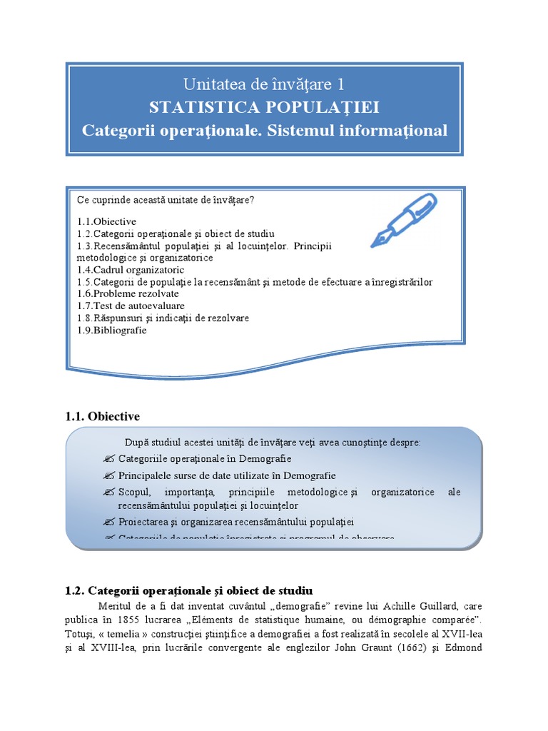 Demografie UI1 | PDF