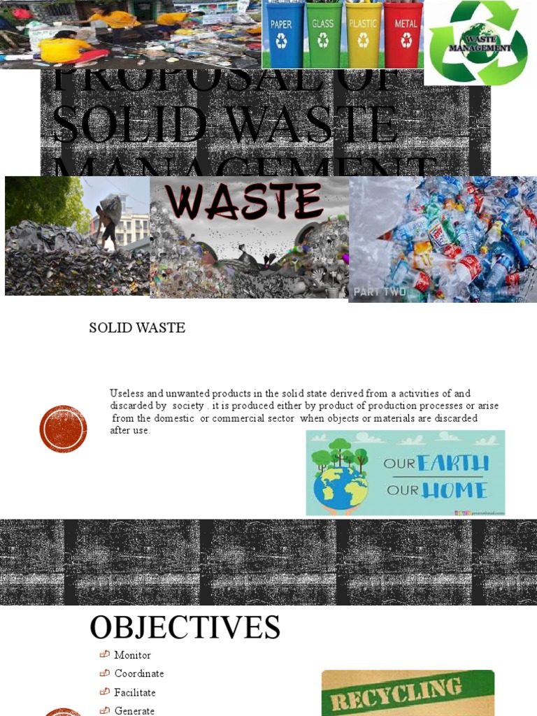 Proposal of Solid Waste Management | PDF