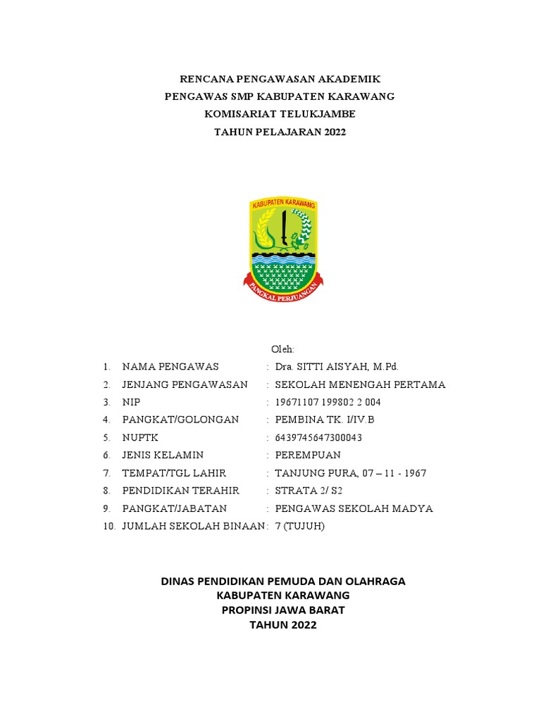 Rencana Pengawasan Akademik (RPA) | PDF