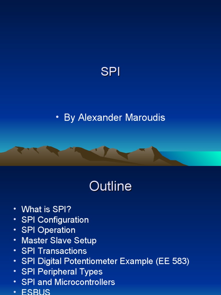 SPI (Serial Peripheral Interface) Guide - Configuration, Operation, and ...