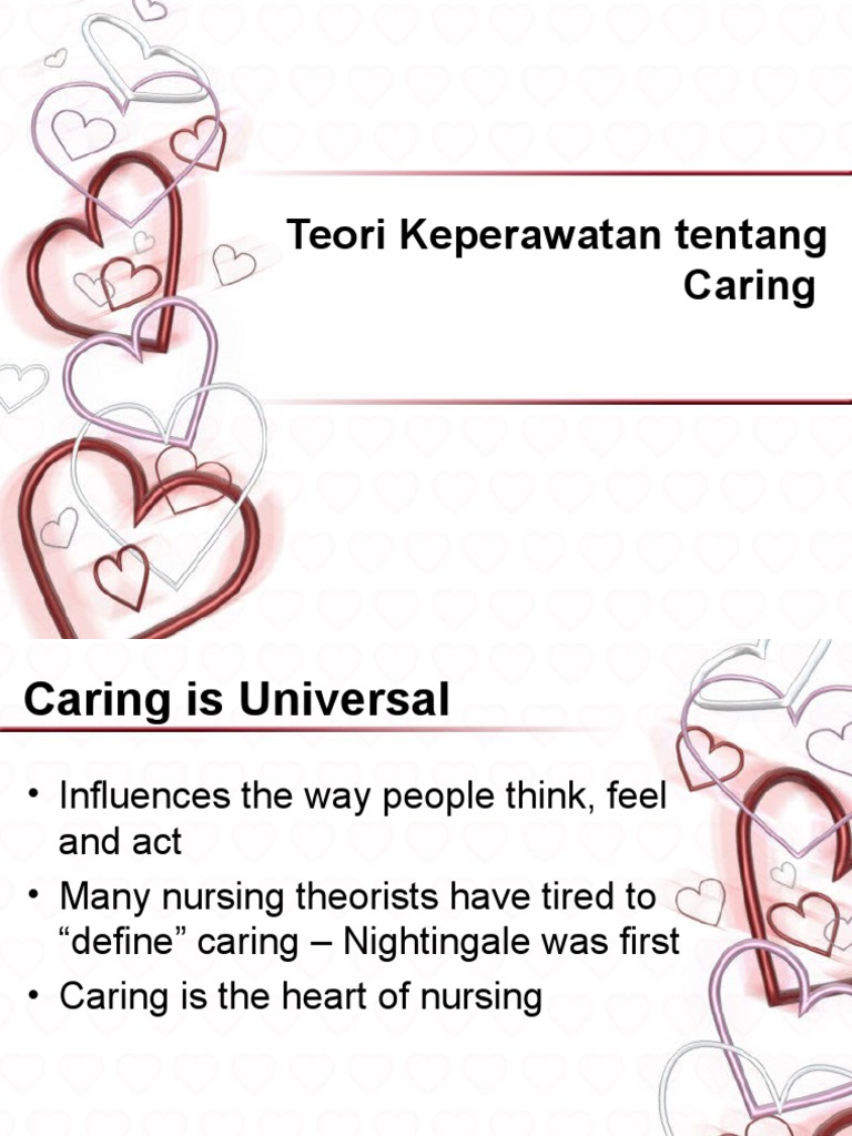 Teori Keperawatan Tentang Caring | PDF | Nursing | Health Sciences