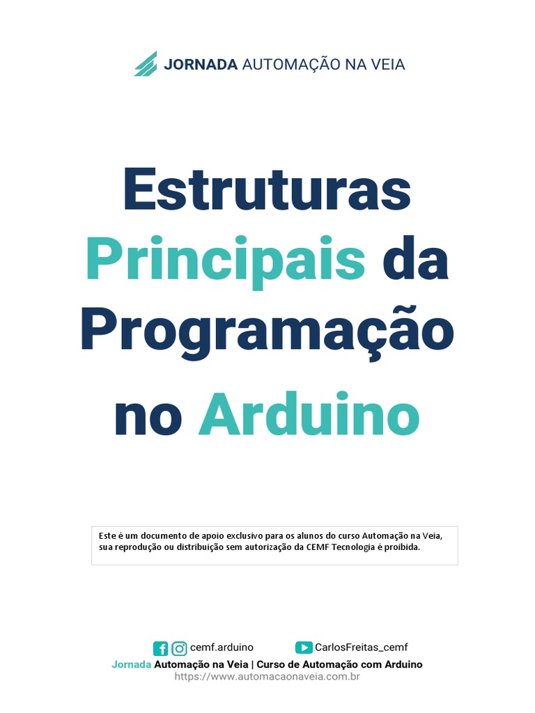 Estruturas Principais Da Programacao No Arduino v1 | PDF | Arduino ...