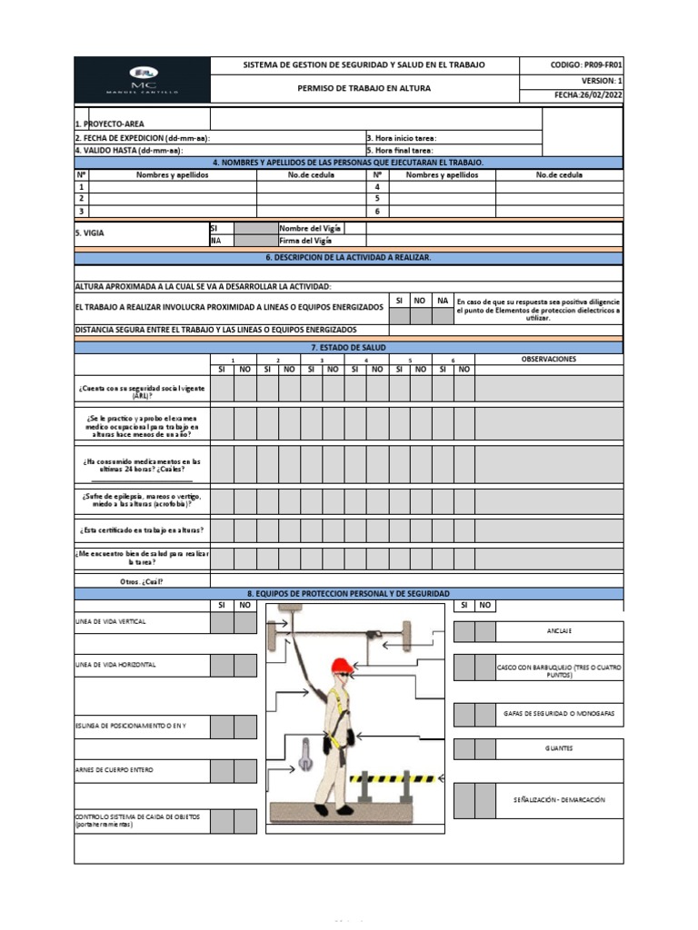 Permiso de TSA PAG 1 | PDF