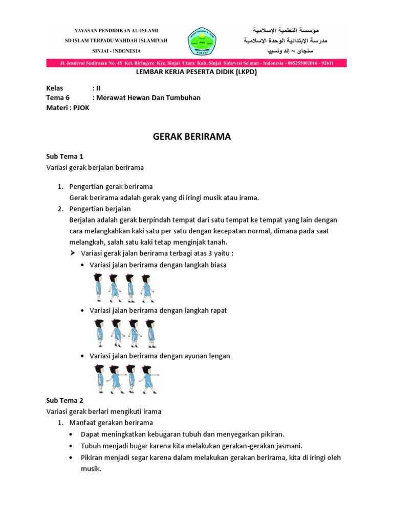 LKPD Tema 6 KL2 SM2 | PDF | Pengembangan Diri