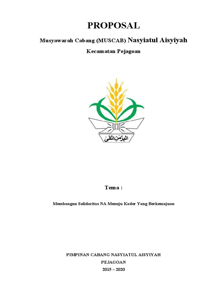 Proposal Muscab NA Fixs Semua TTD | PDF